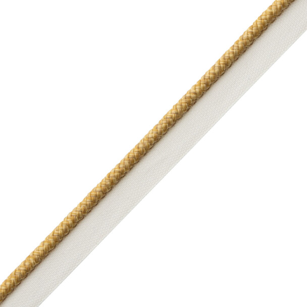 WESTPORT BRAIDED CORD WITH TAPE - BEESWAX - Samuel and Sons